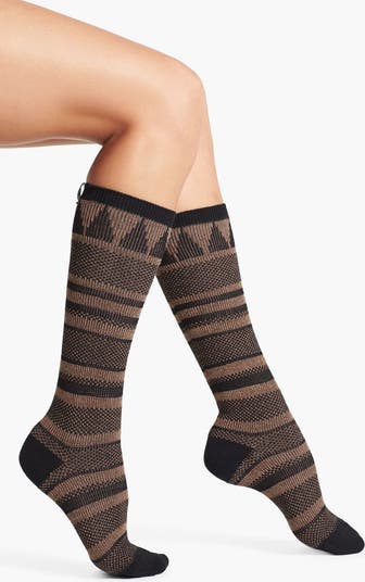 Kensie Painted Bronze Boot Socks | Nordstrom
