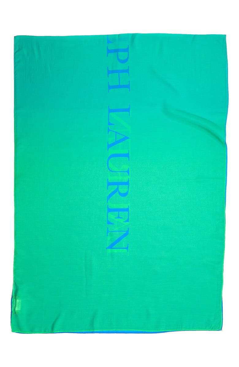 Lauren Ralph Lauren Ombré Logo Scarf | Nordstrom