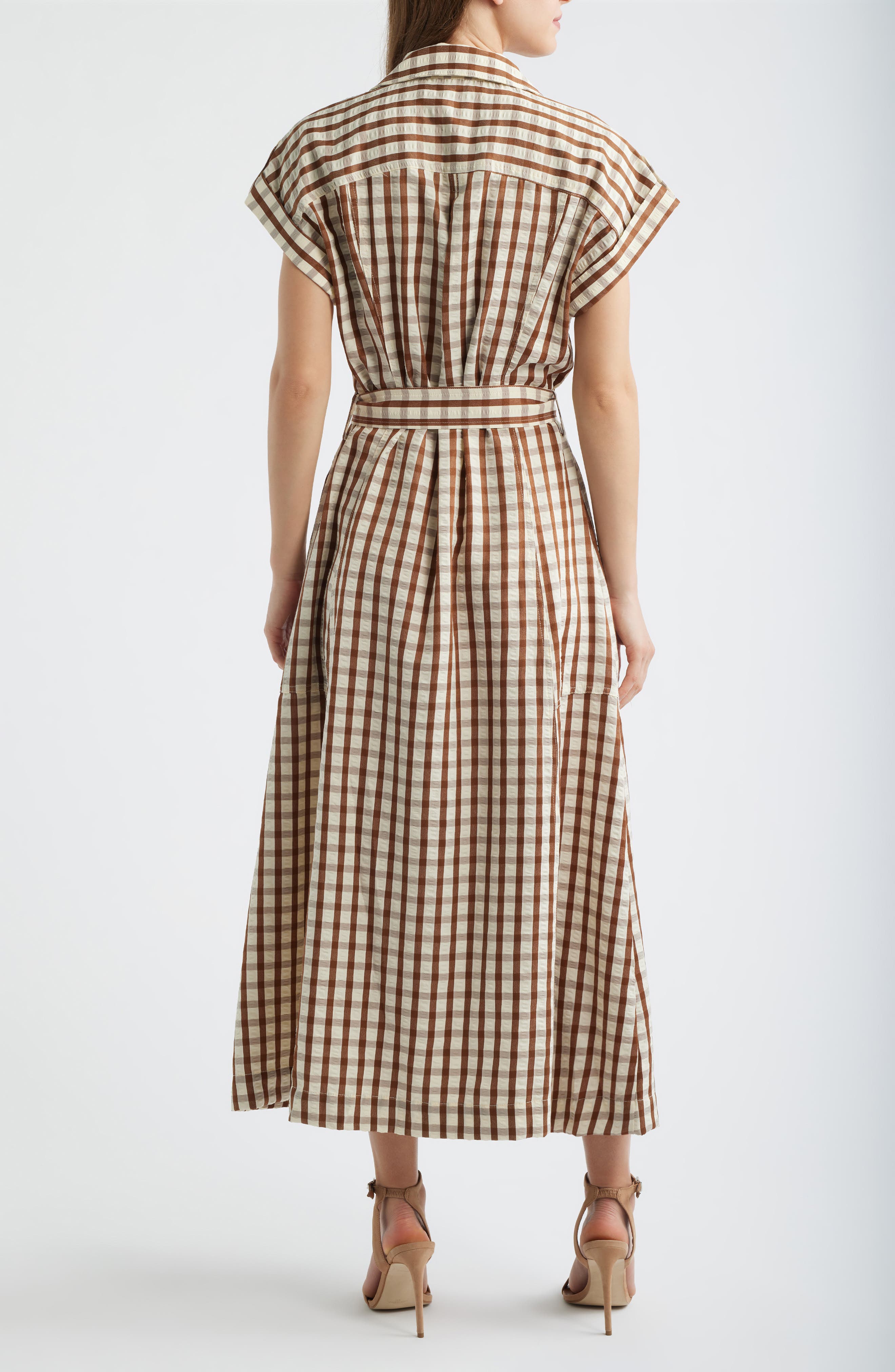 Brave+True Portia Stripe Maxi Shirtdress | Nordstrom