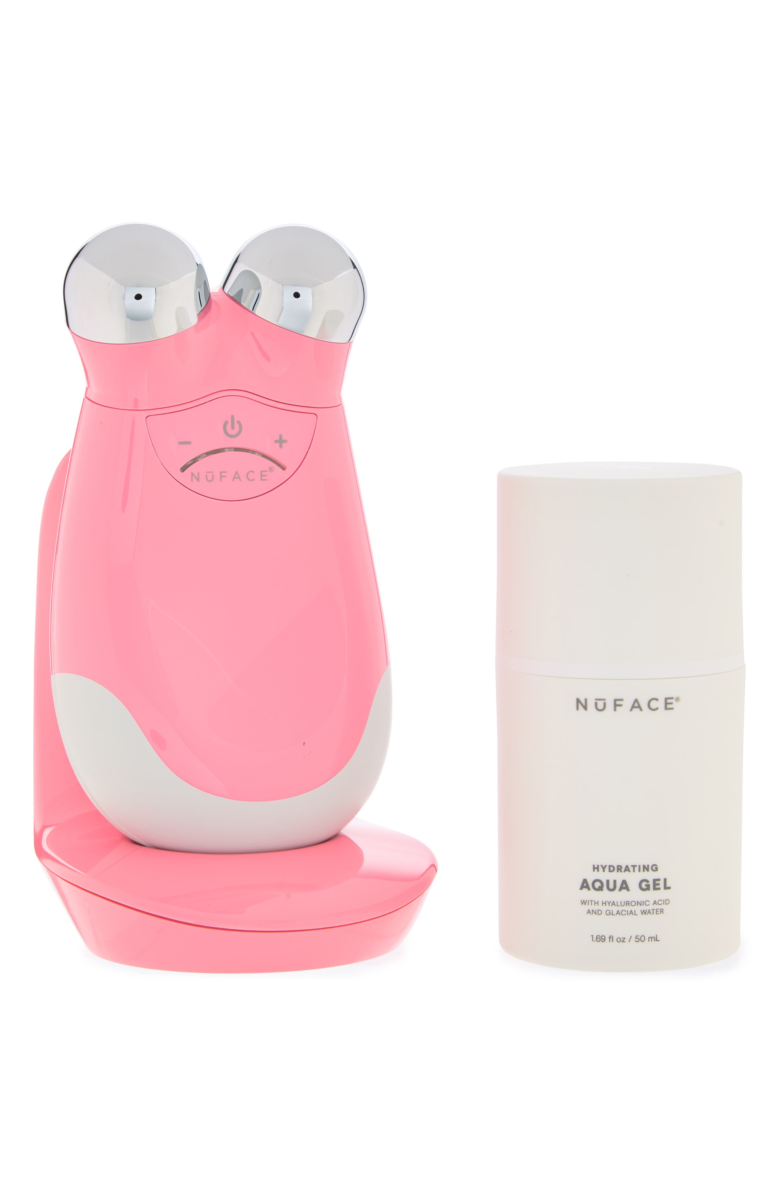 NuFACE® Trinity Smart Advanced Facial Toning Device Set - Pinktini ...