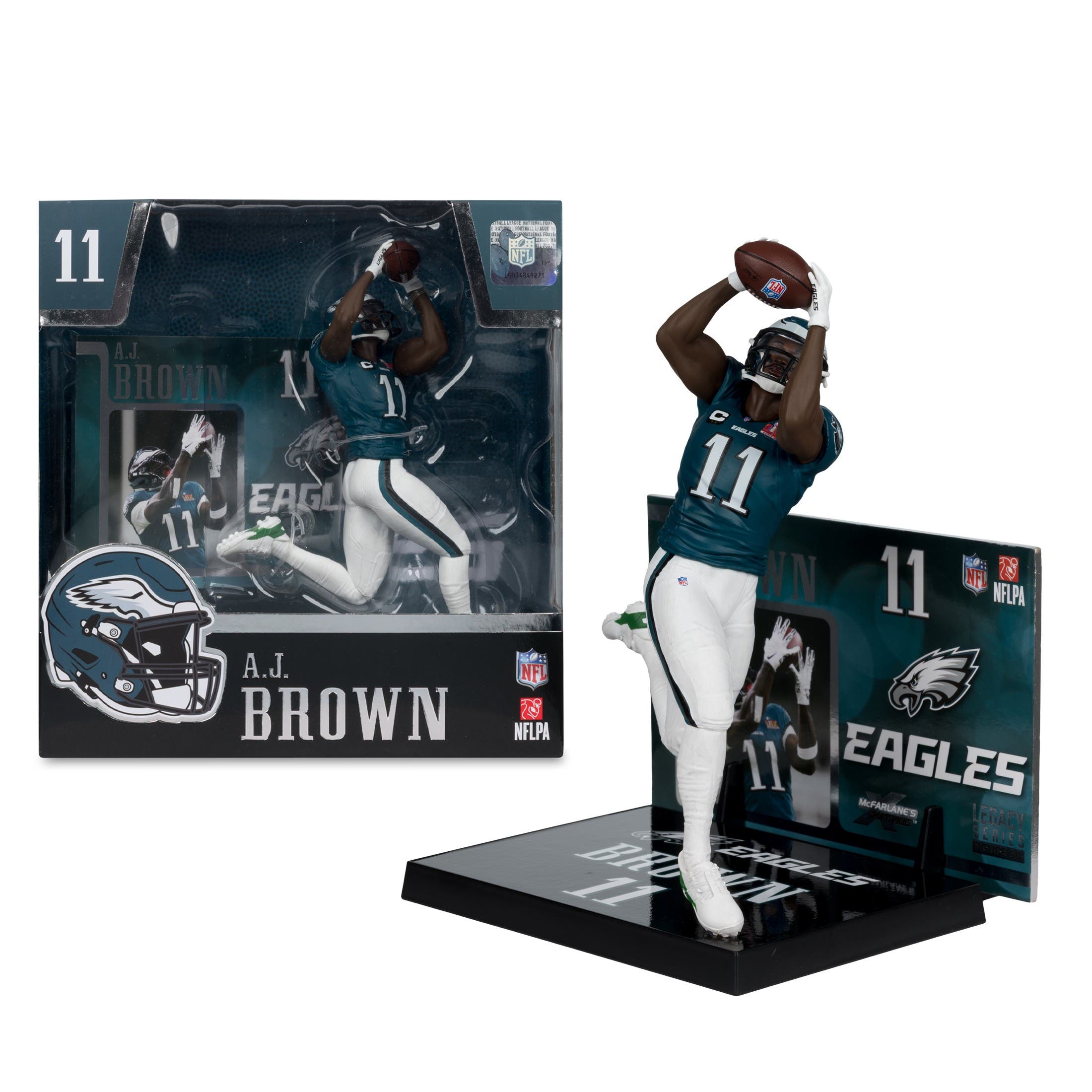 McFarlane A.J. Brown (Eagles Super Bowl Edition) NFL 7" Figure ...