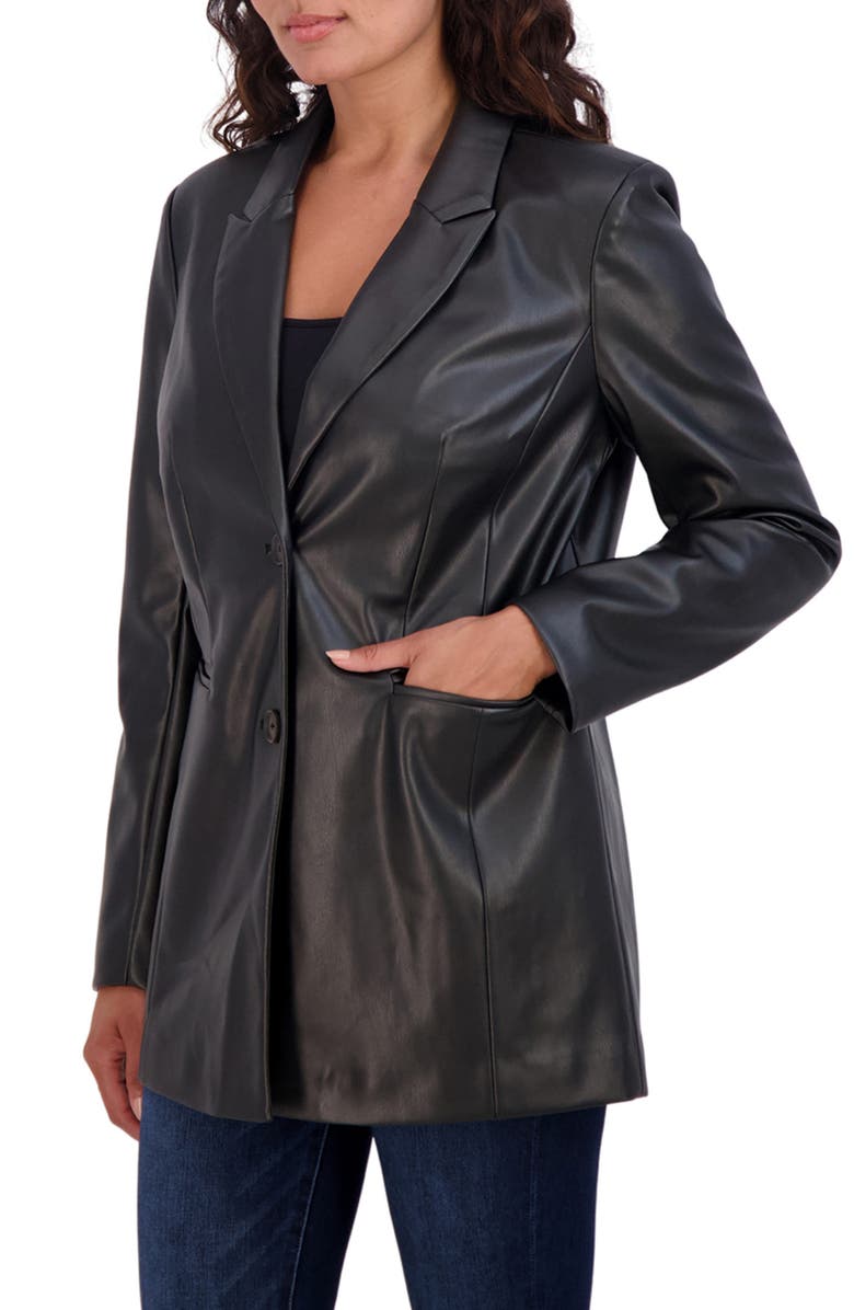 Sebby Faux Leather Blazer | Nordstromrack
