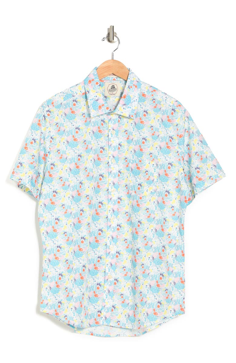 KENNINGTON Floral Short Sleeve Classic Fit Shirt | Nordstromrack