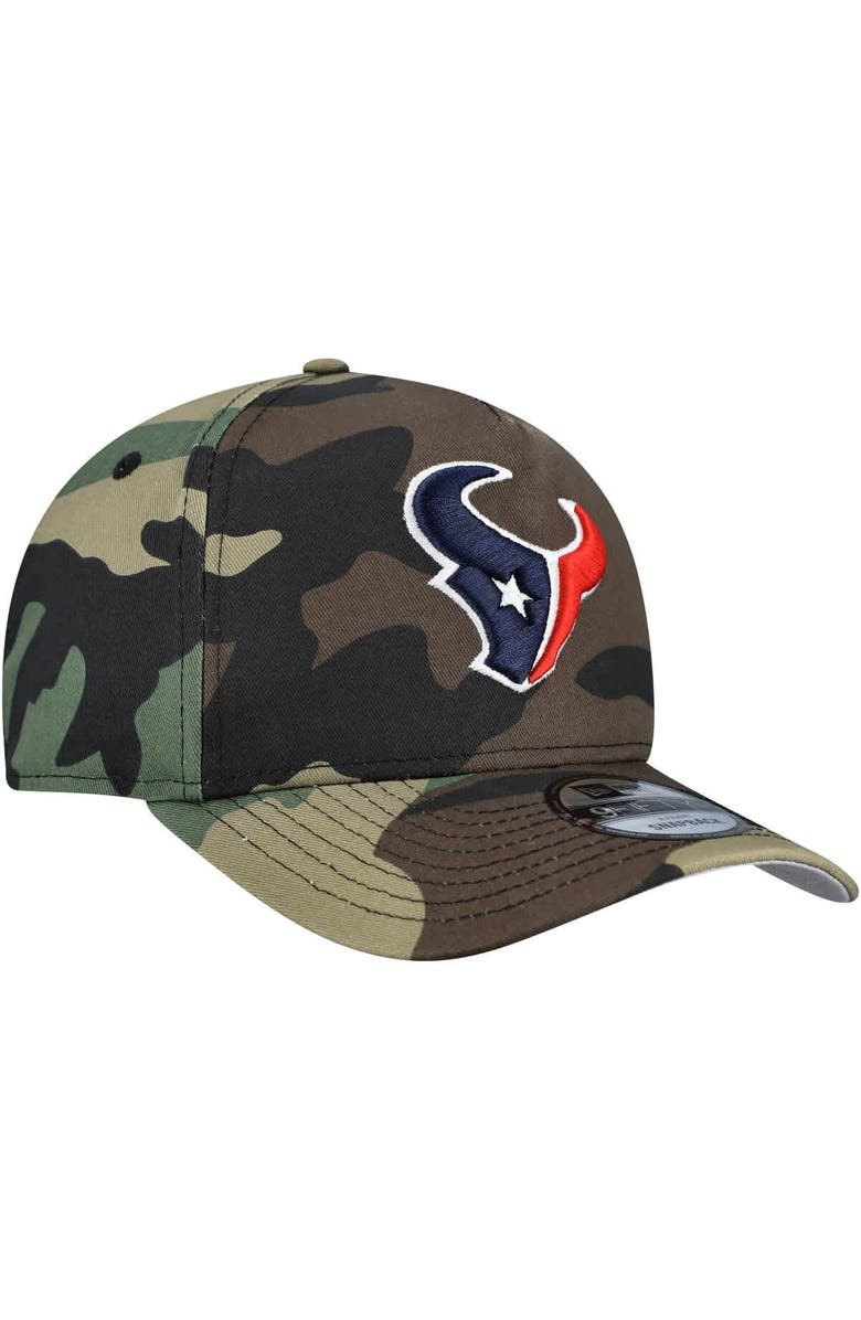 New Era Men's New Era Camo Houston Texans Woodsy 9FIFTY Snapback Hat ...