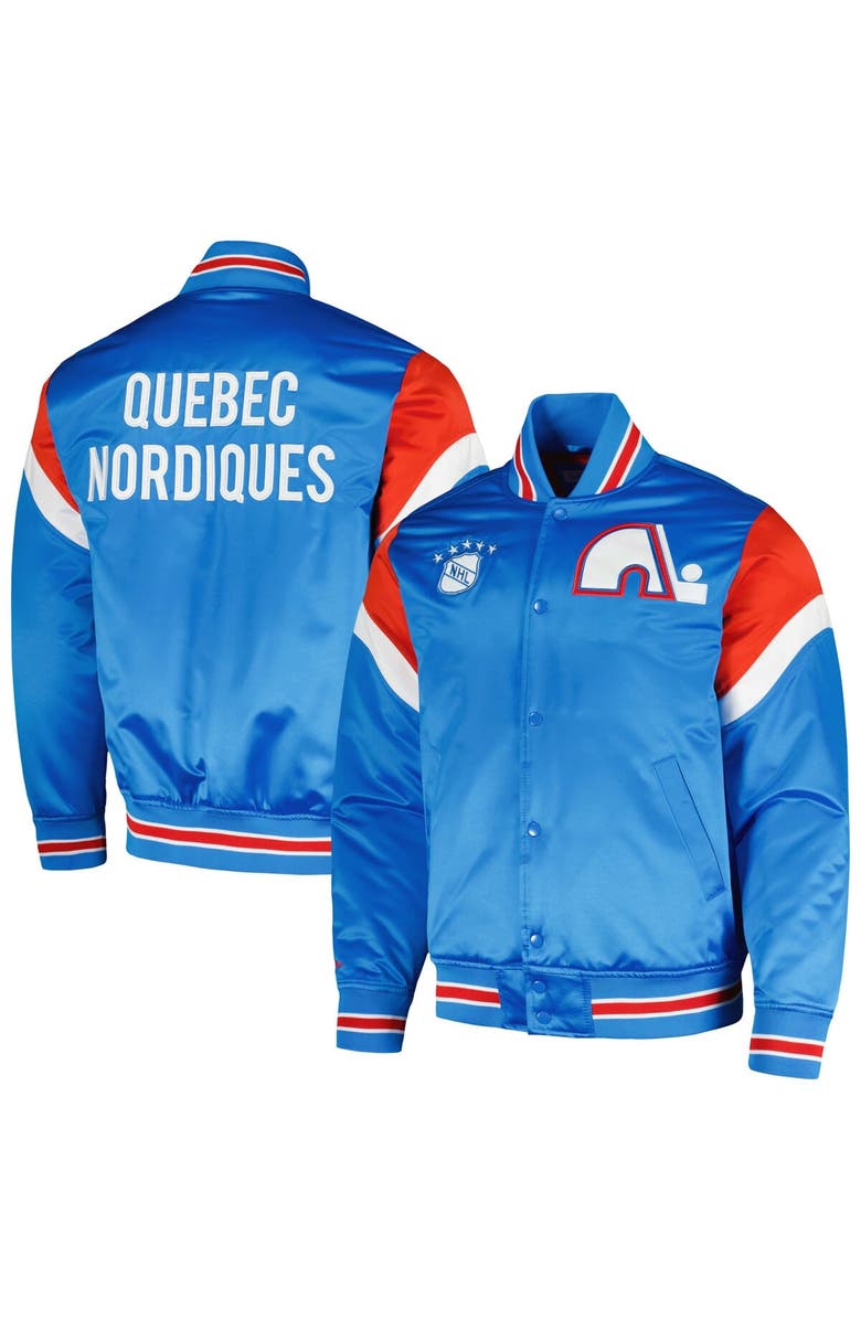 Mitchell & Ness Men's Mitchell & Ness Blue Quebec Nordiques Midweight ...
