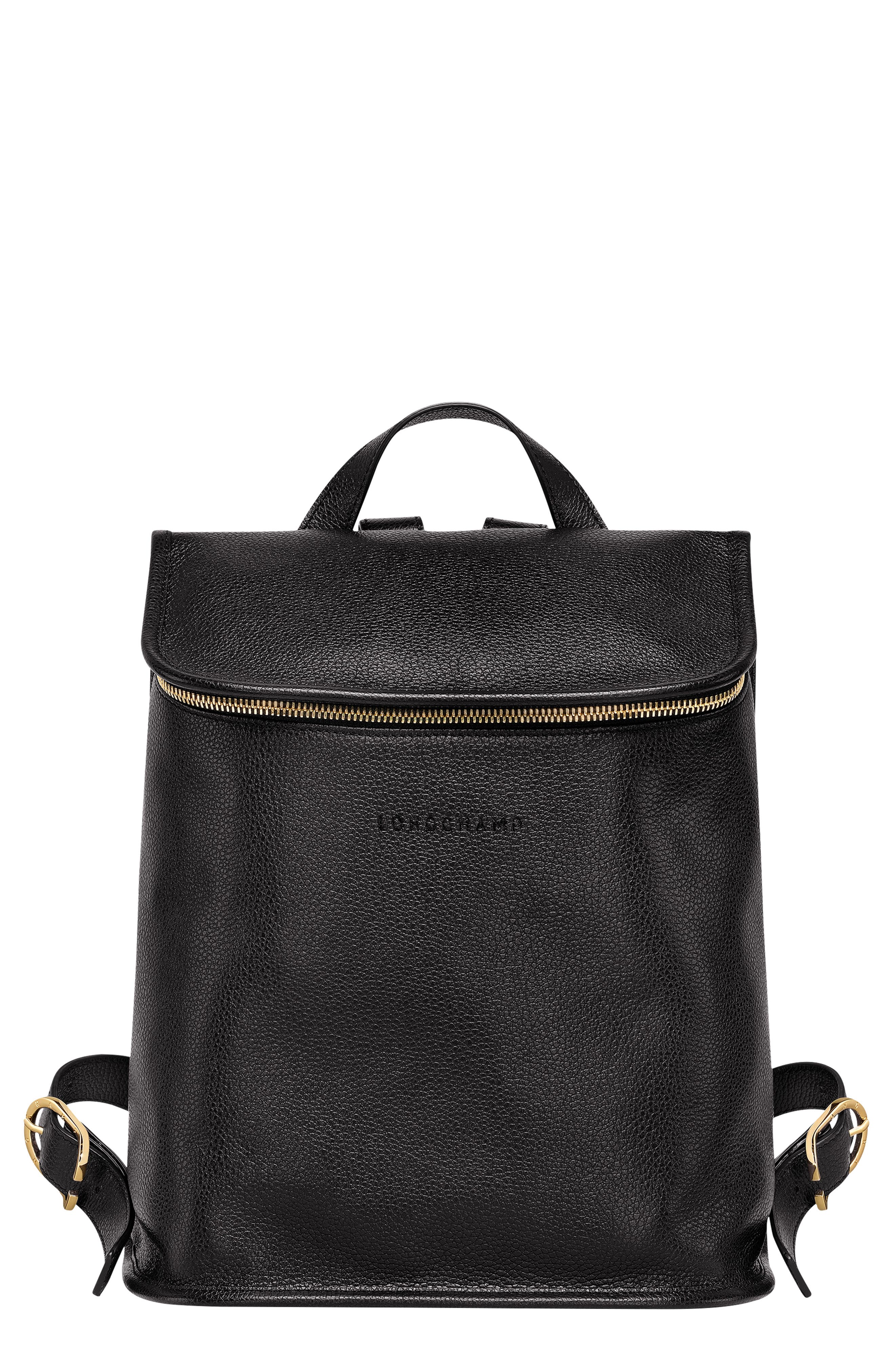 Longchamp Le Foulonné Compact Leather Backpack | Nordstrom