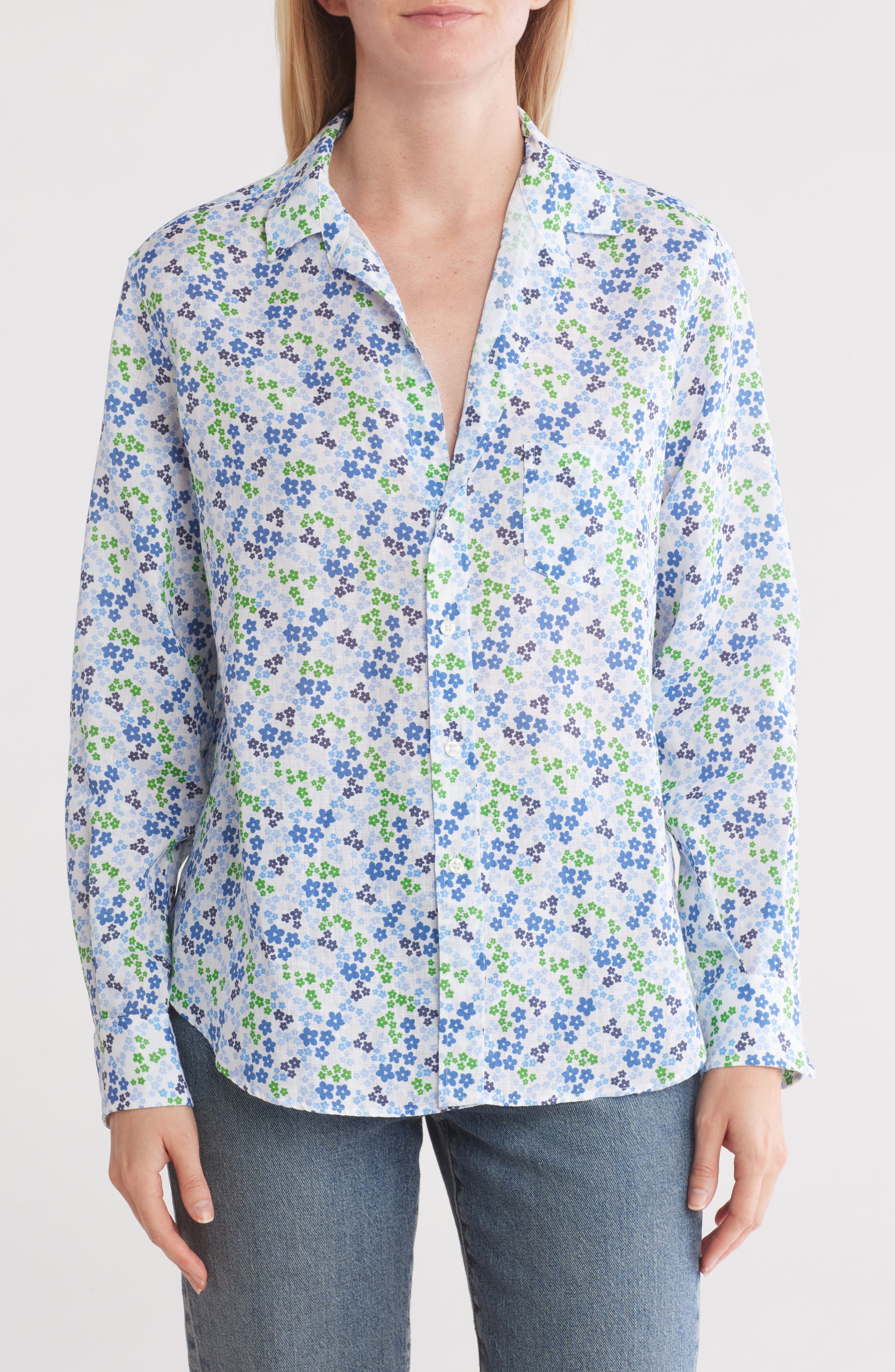 Frank & Eileen Eileen Relaxed Fit Floral Button-Up Shirt | Nordstromrack