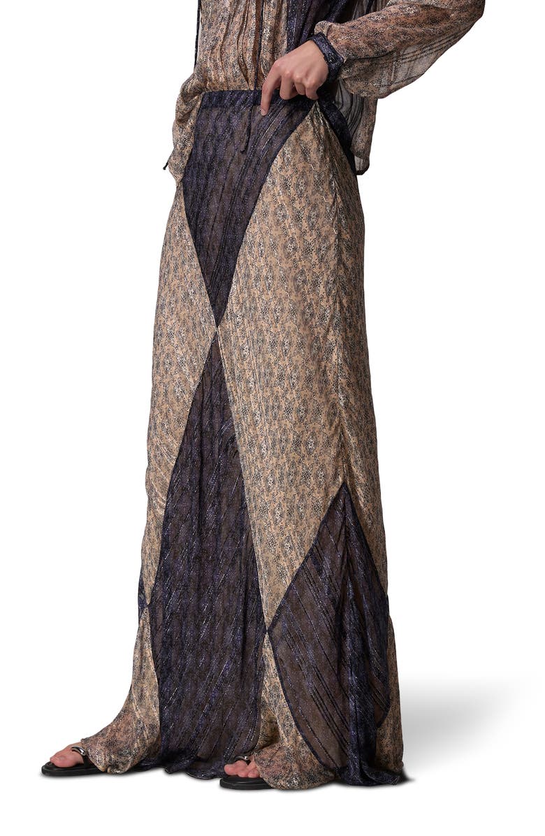 rag & bone Delancy Metallic Maxi Skirt | Nordstromrack