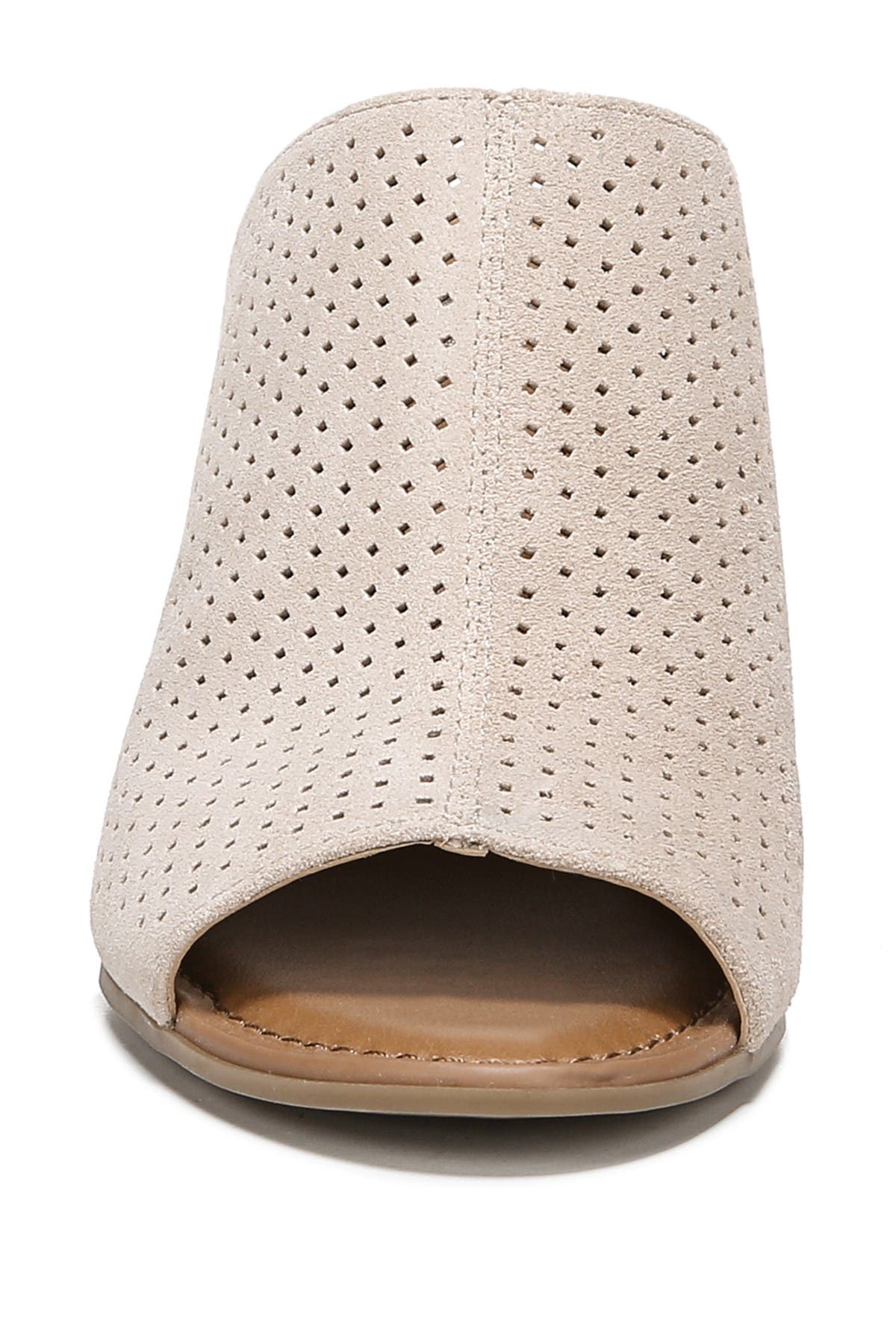 Franco Sarto Yvette Suede Perforated Wedge Sandal | Nordstromrack