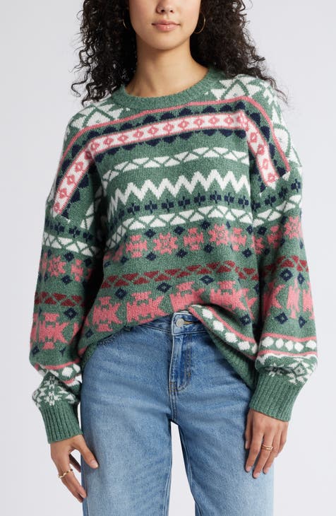 Women's Cable Knit & Fair Isle Sweaters | Nordstrom