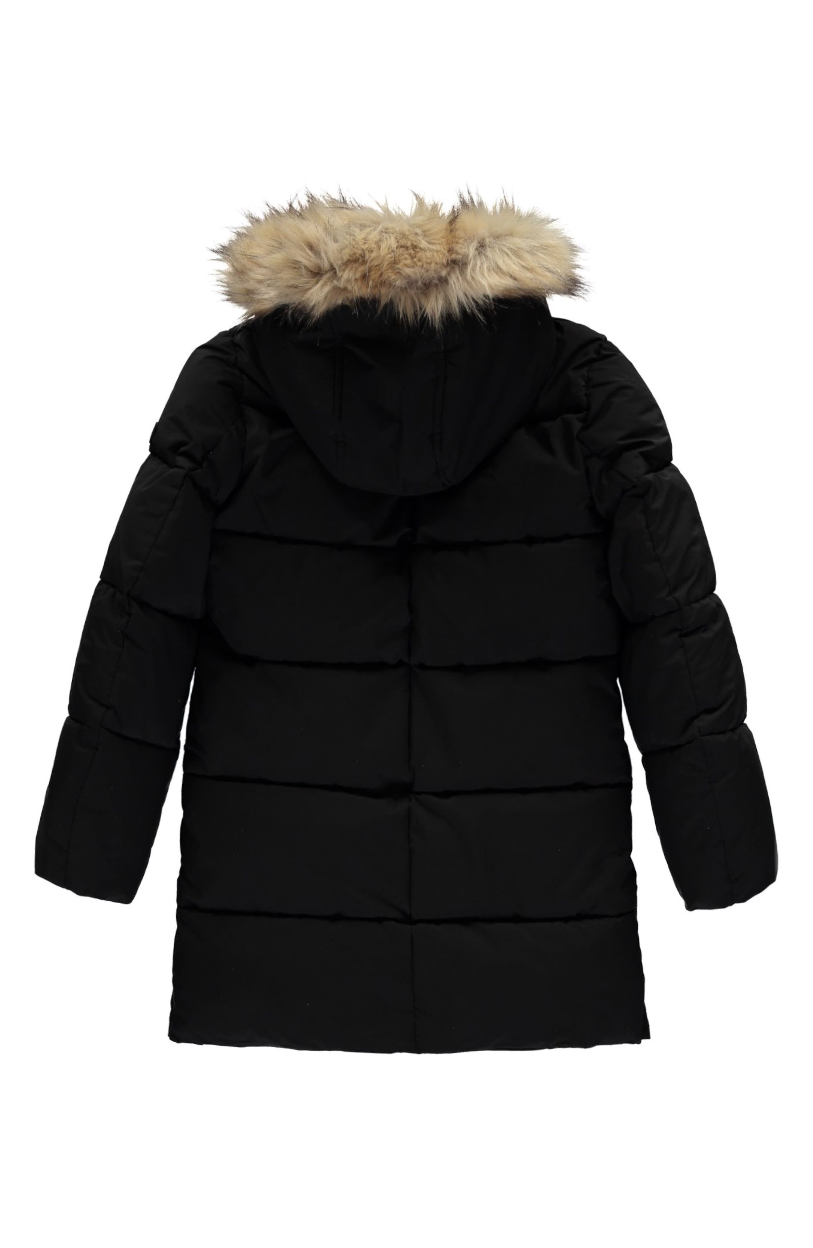 Sam Edelman Kids' Expedition Faux Fur Trim Parka | Nordstromrack
