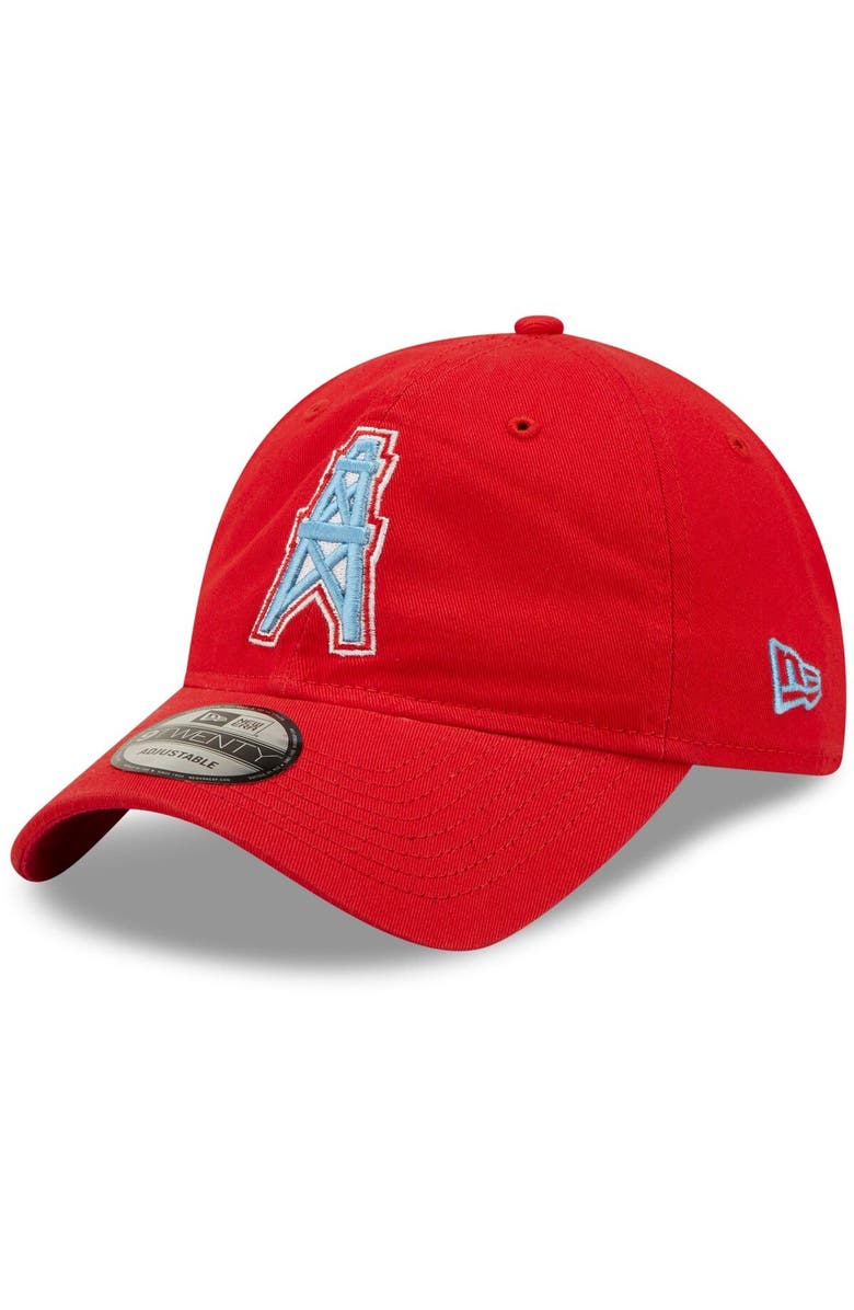 New Era Men's New Era Red Houston Oilers Core Classic 2.0 Historic Logo ...