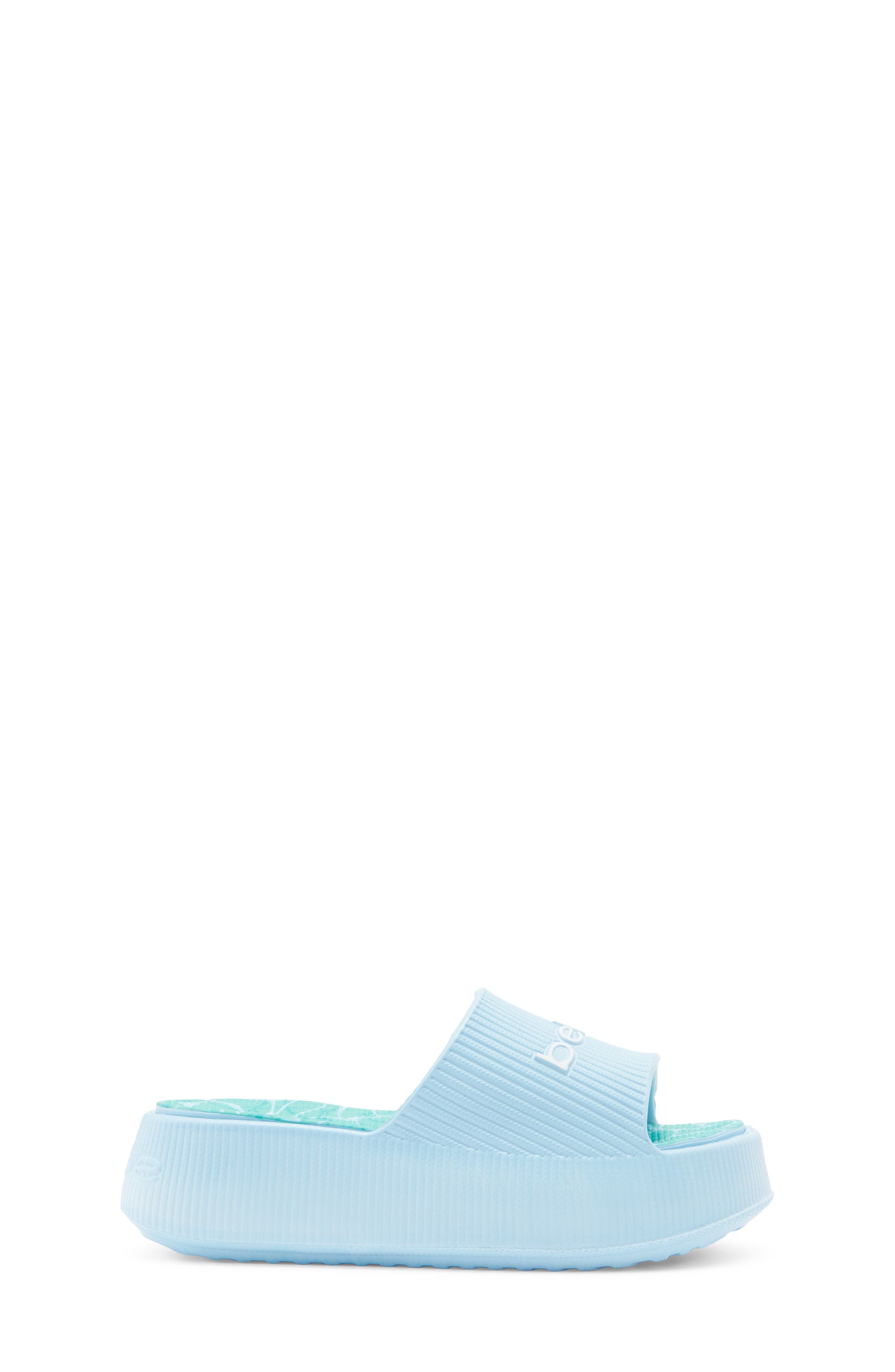 bebe Kids' Logo Accent Platform Slide Sandal | Nordstromrack