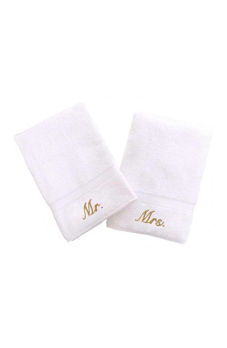Linum Home Textiles "Mr." and "Mrs." 2-Piece Hand Towel Set | Nordstromrack