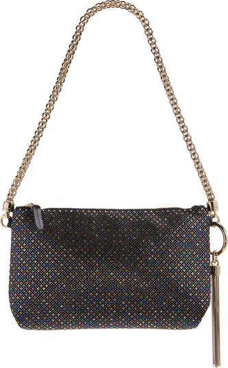 Jimmy Choo Mini Callie Crystal Hotfix Satin Clutch | Nordstrom
