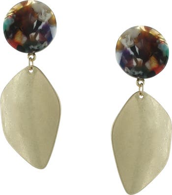 OLIVIA WELLES Caila Resin Drop Earrings | Nordstromrack