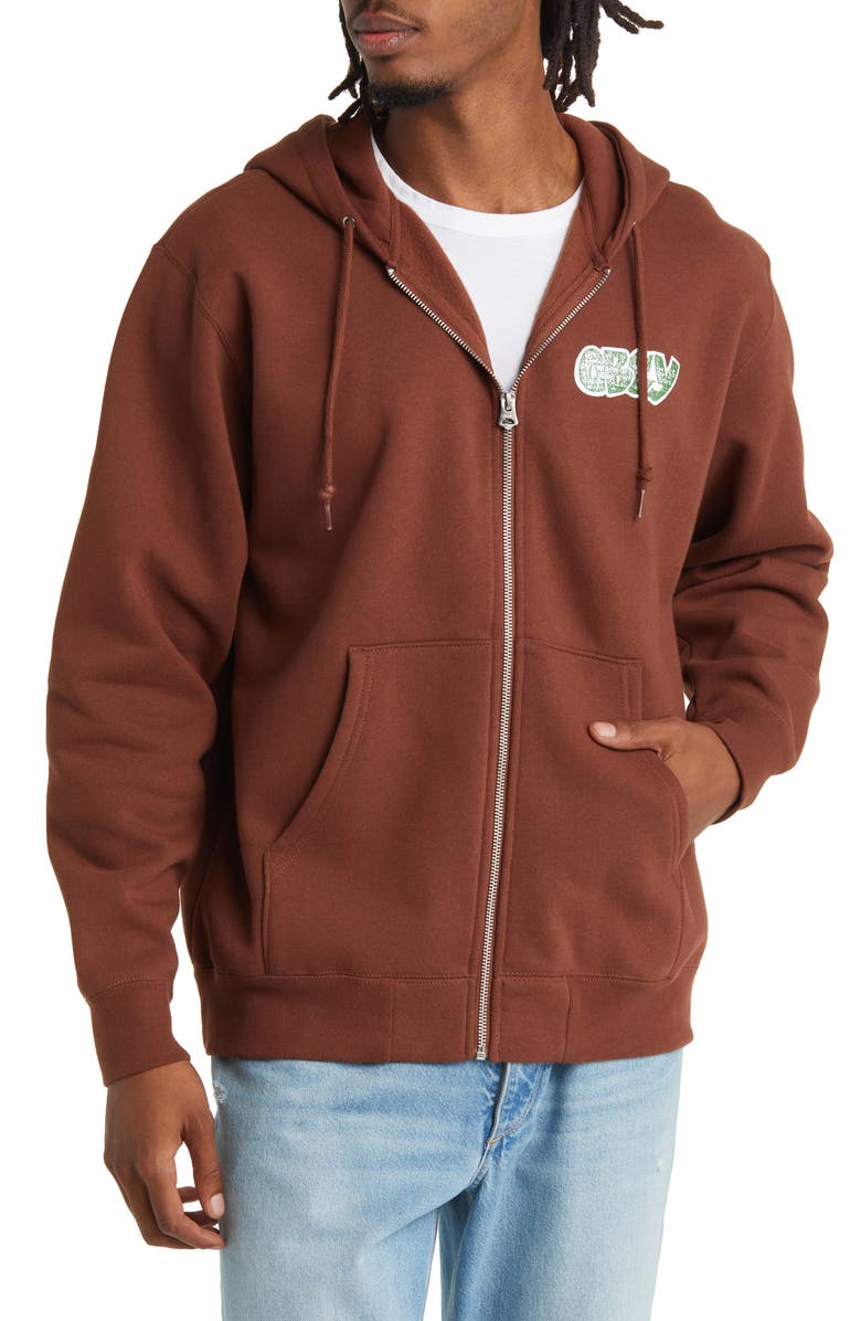 Obey City Watch Dog Graphic Zip Hoodie | Nordstromrack