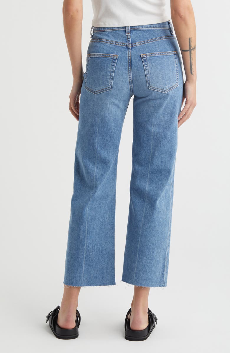 ASKK NY Raw Hem Crop Wide Leg Jeans | Nordstromrack