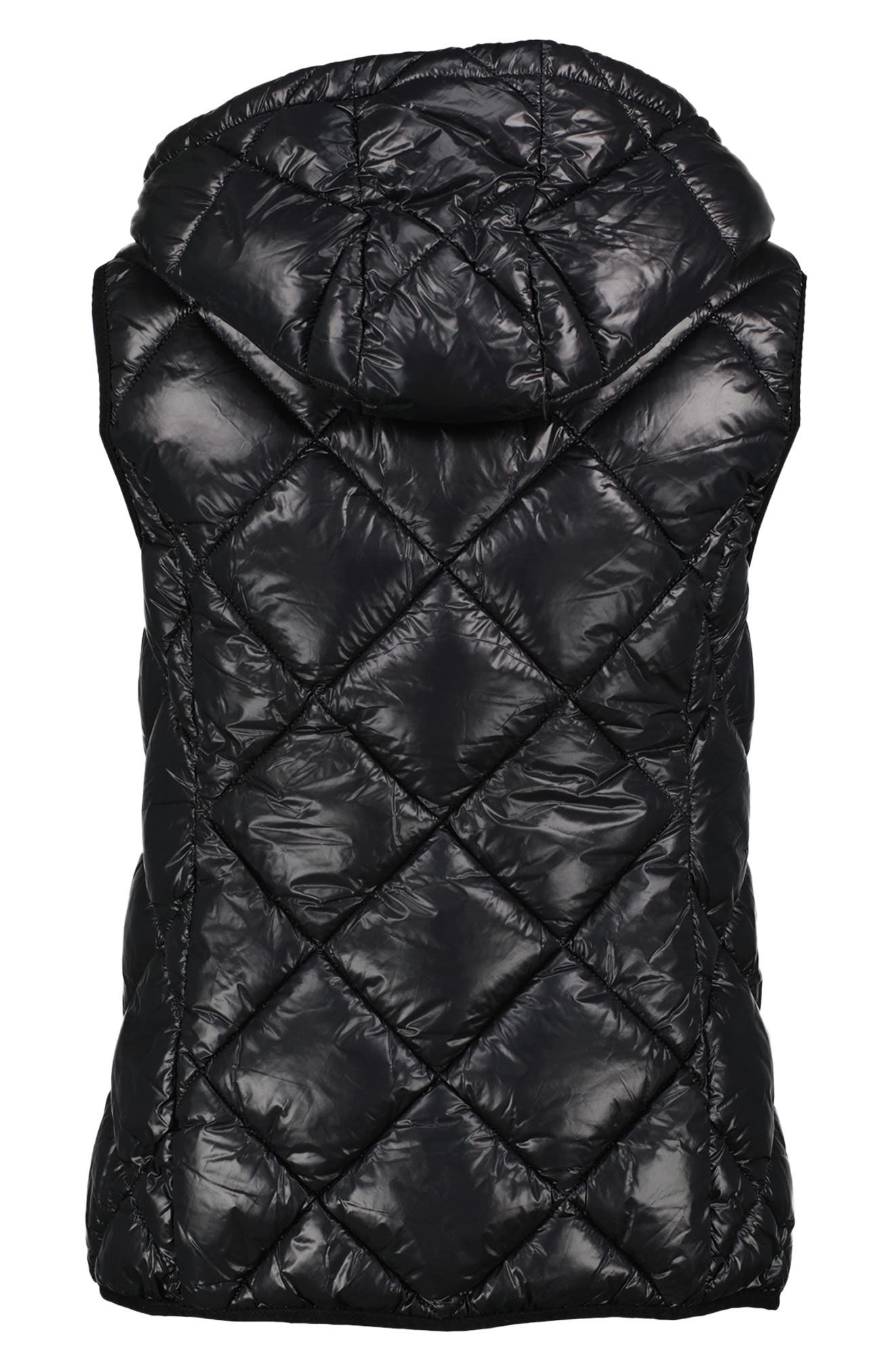 Noize Cecilia Quilted Hooded Water Resistant Vest | Nordstromrack