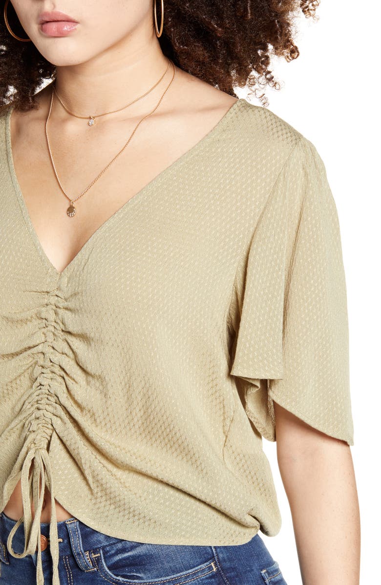 Band of Gypsies Toulon Ruched Top | Nordstrom