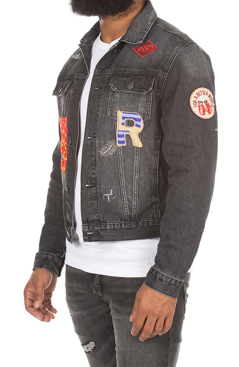 STRIVERS ROW Contender Patch Denim Jacket | Nordstromrack