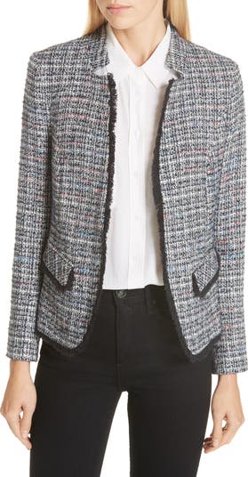 Helene Berman Notch Collar Tweed Jacket | Nordstrom