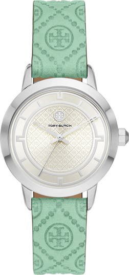 Tory Burch Leather Strap Watch, 34mm | Nordstrom