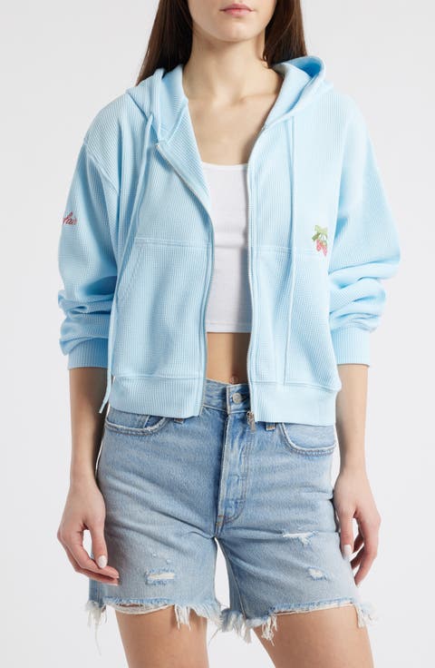 Women's Blue Zip-Up Hoodies | Nordstrom