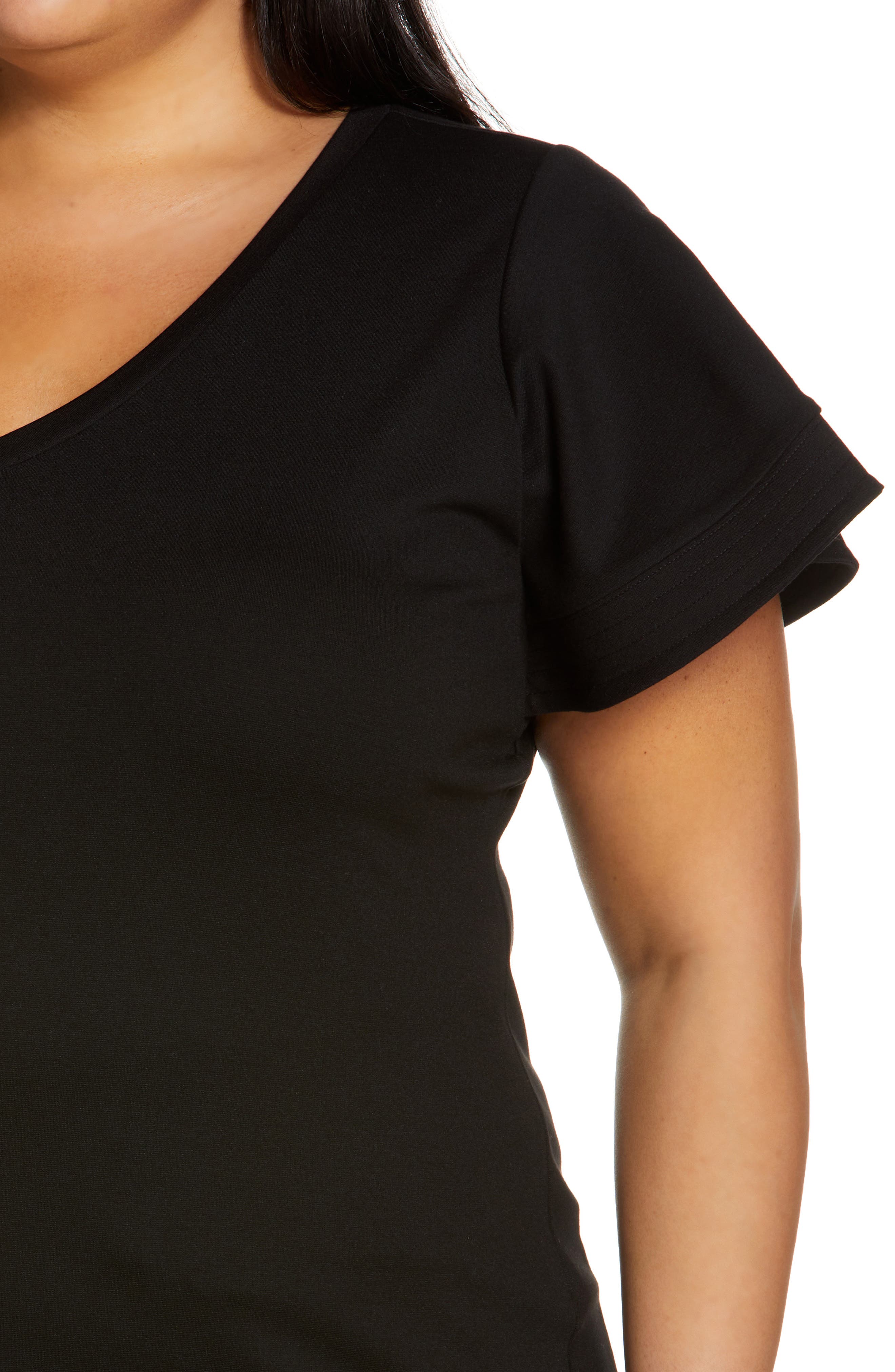 Halogen® Flutter Sleeve Top | Nordstromrack