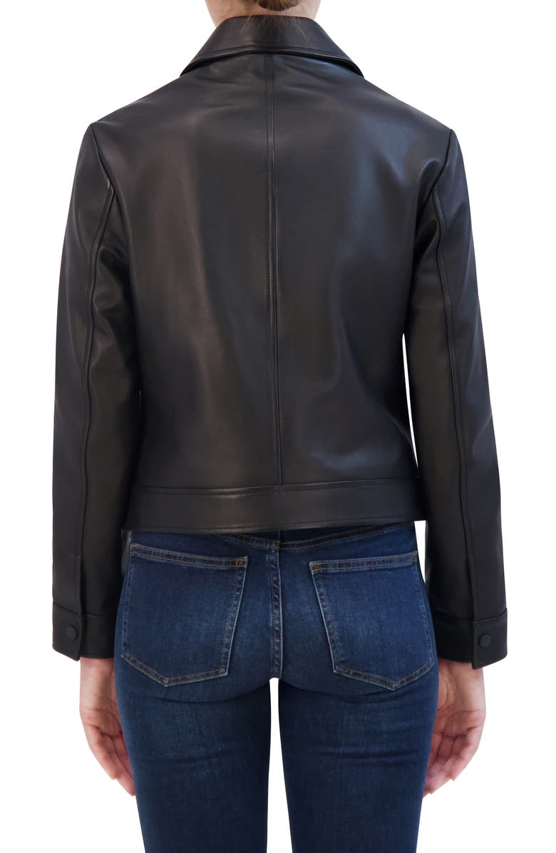 Rebecca Minkoff Crop Leather Jacket | Nordstromrack