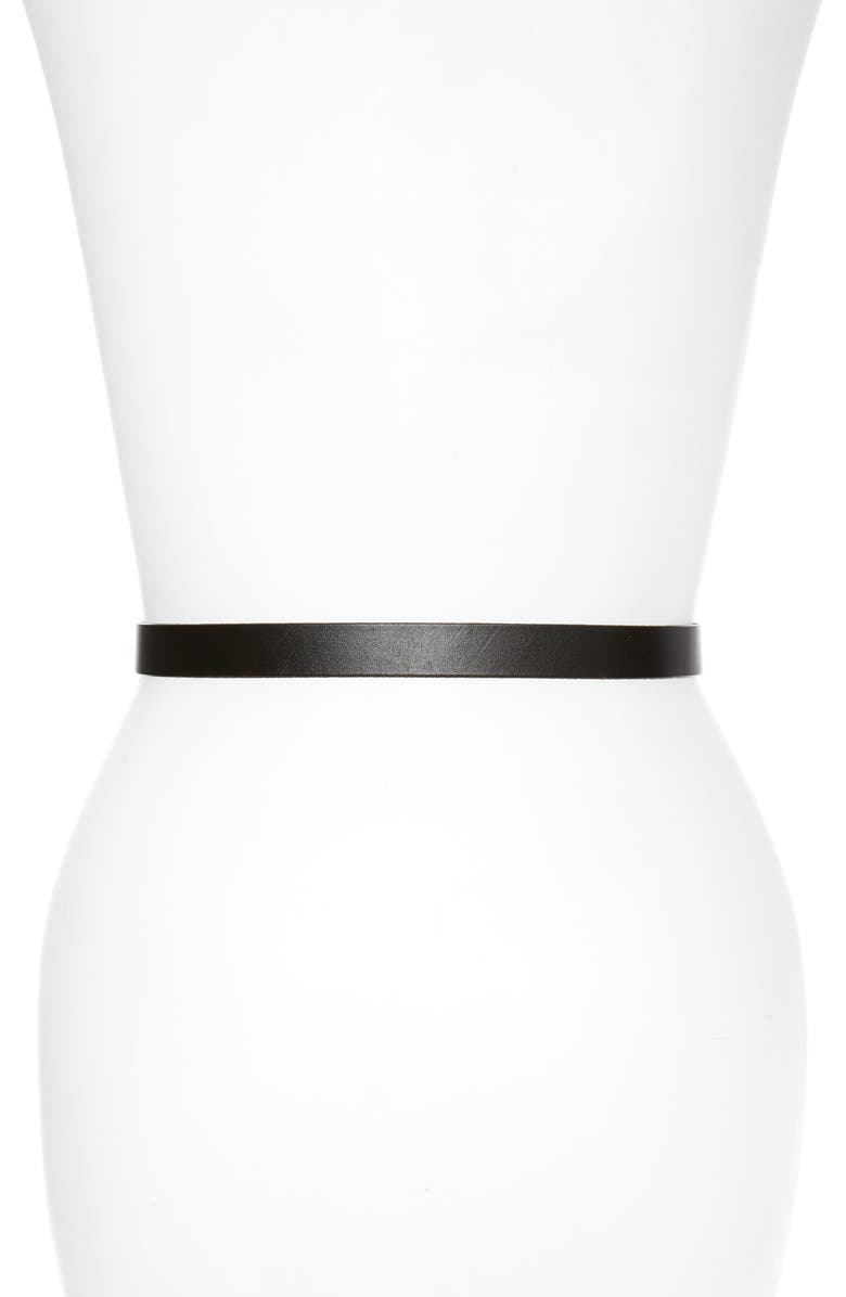 Madewell Chunky Buckle Leather Skinny Belt | Nordstromrack