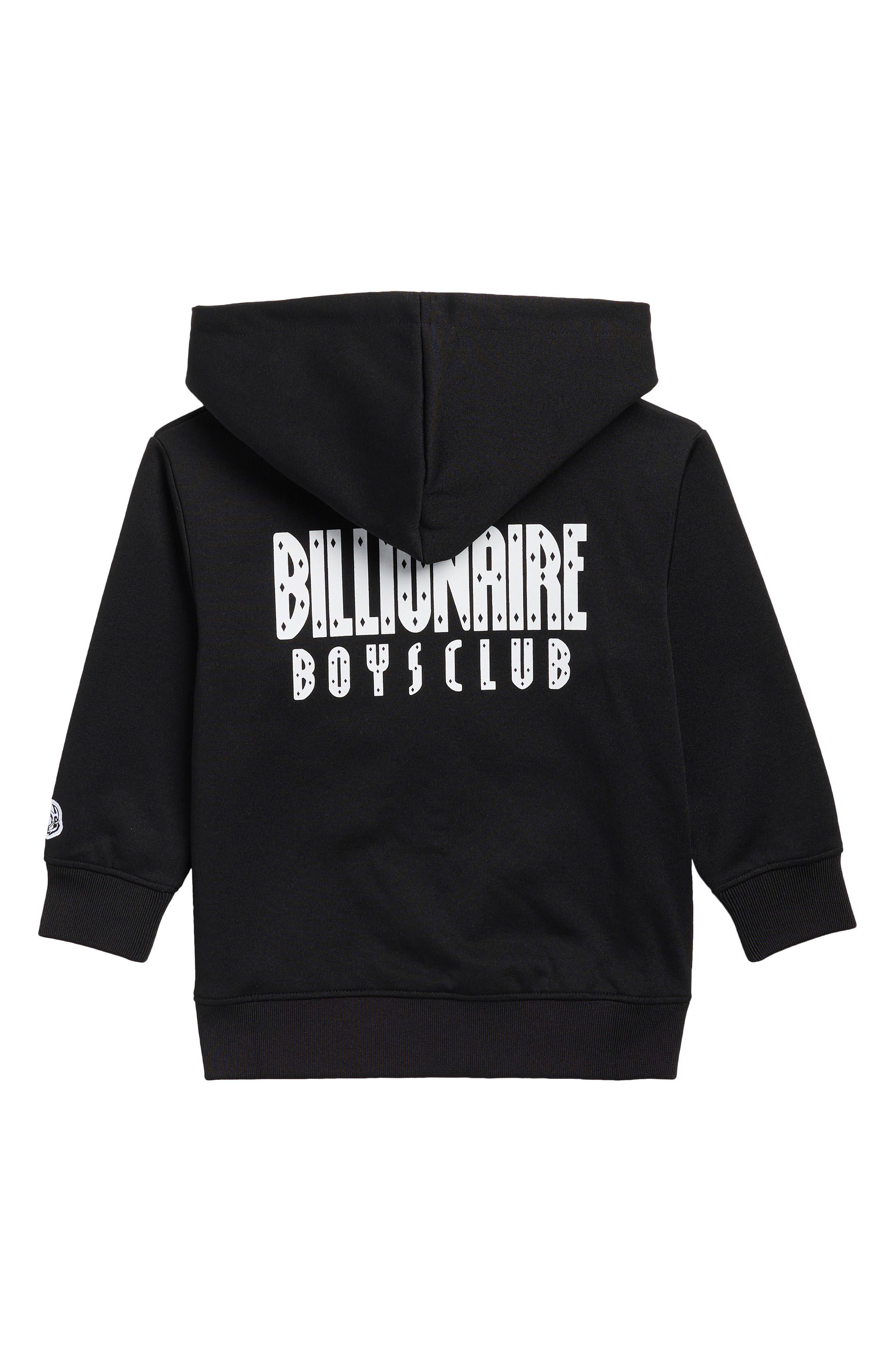 Billionaire Boys Club Kids' Straight Font Logo Zip Hoodie | Nordstromrack