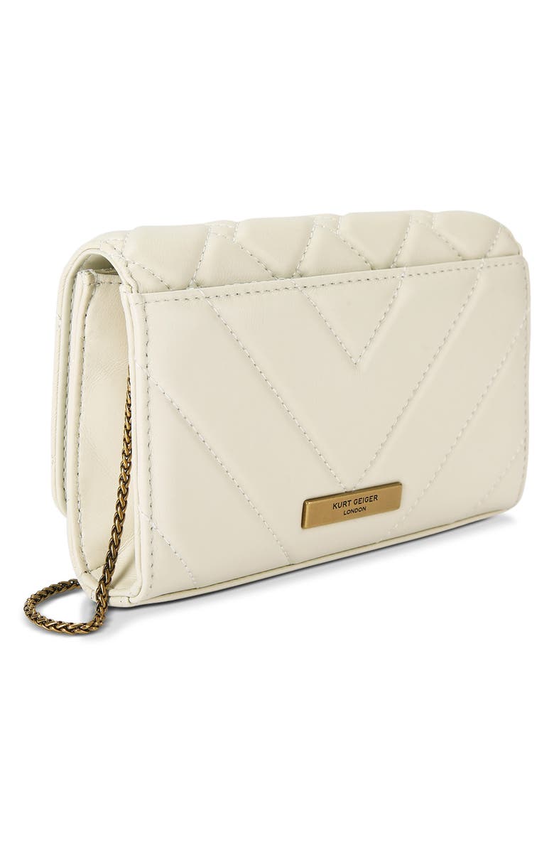 Kurt Geiger London Extra Mini Kensington Quilted Leather Wallet on a ...