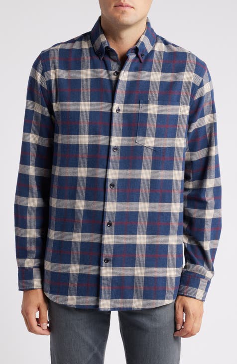 Men's Blue Flannel Shirts | Nordstrom