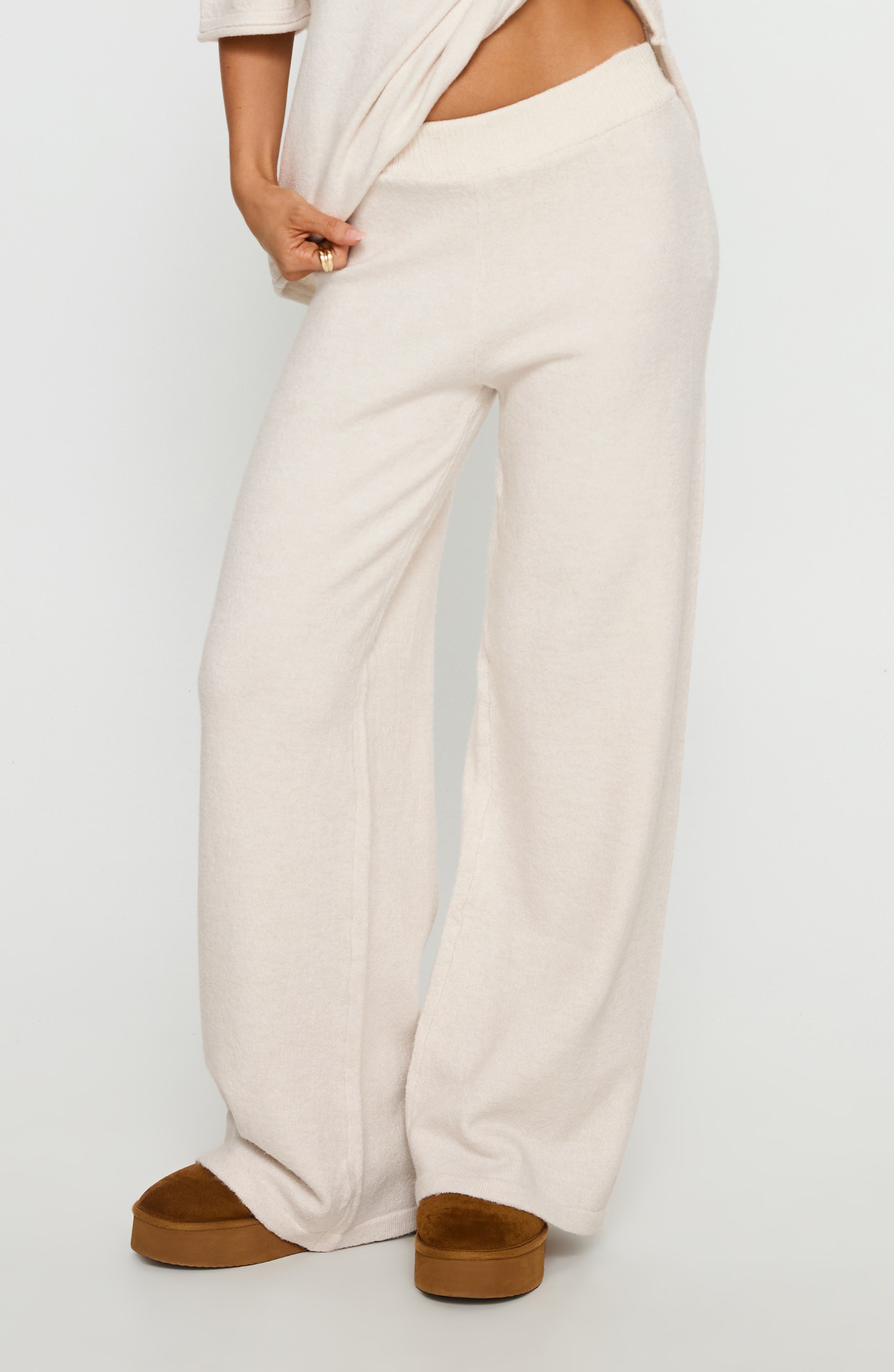 Princess Polly Bekki Wide Leg Sweater Pants | Nordstrom