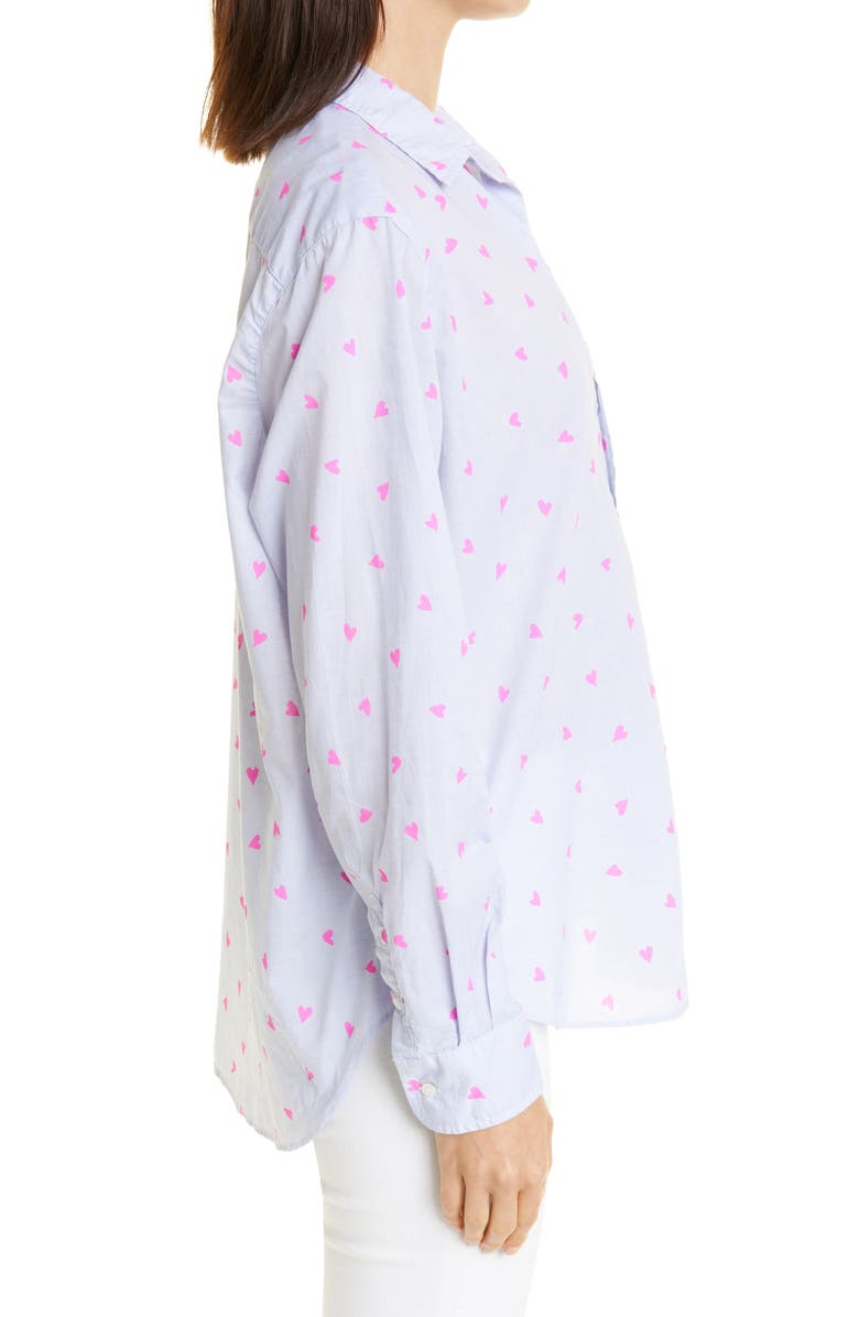 Frank & Eileen Eileen Heart Print Cotton Button-Up Shirt | Nordstromrack