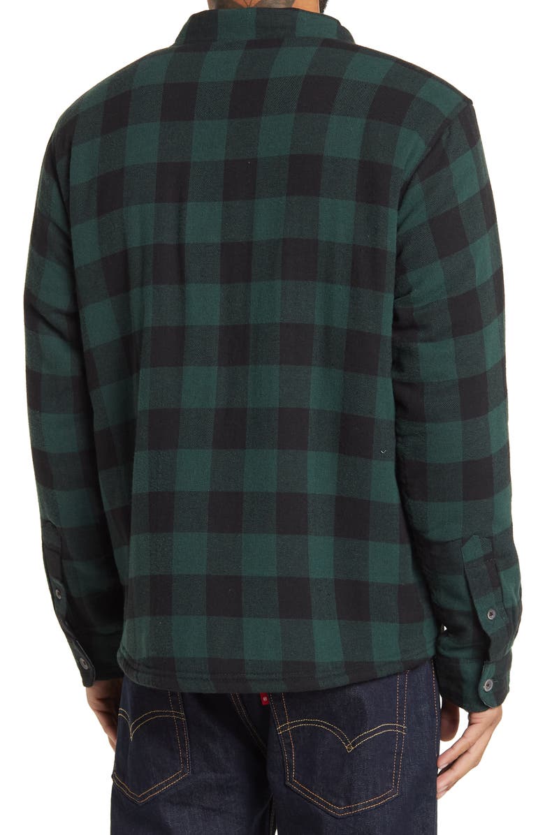 Tailor Vintage Faux Shearling Lined Flannel Shirt Jacket | Nordstromrack