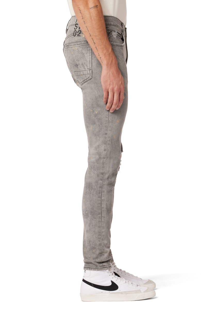 Hudson Jeans Zack Paint Splatter Skinny Jeans | Nordstromrack