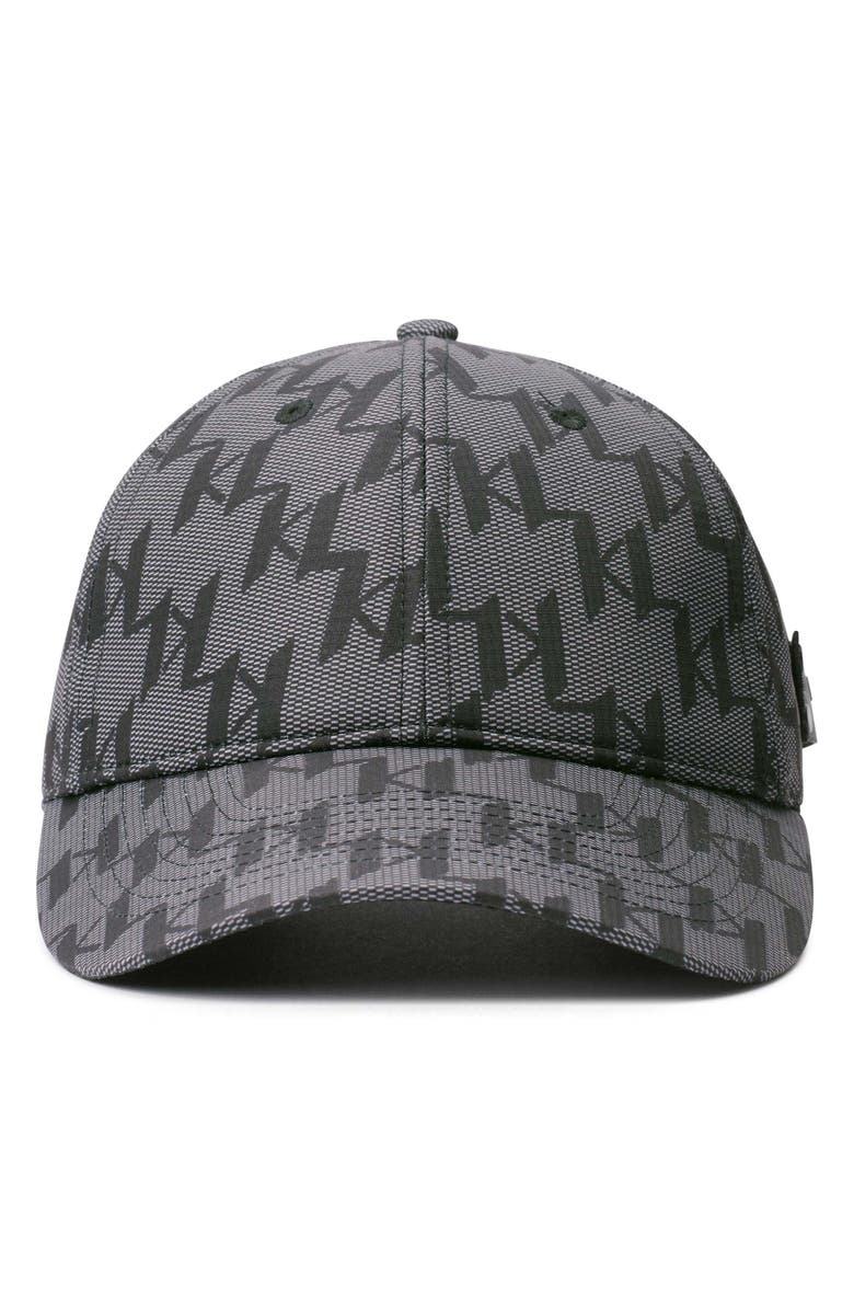 KARL LAGERFELD PARIS Tonal Logo Grid Baseball Cap | Nordstromrack