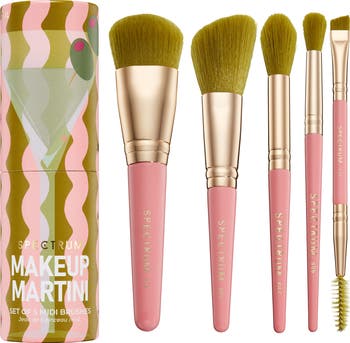 SPECTRUM Makeup Martini Cocktail 5-Piece Makeup Brush Set | Nordstrom