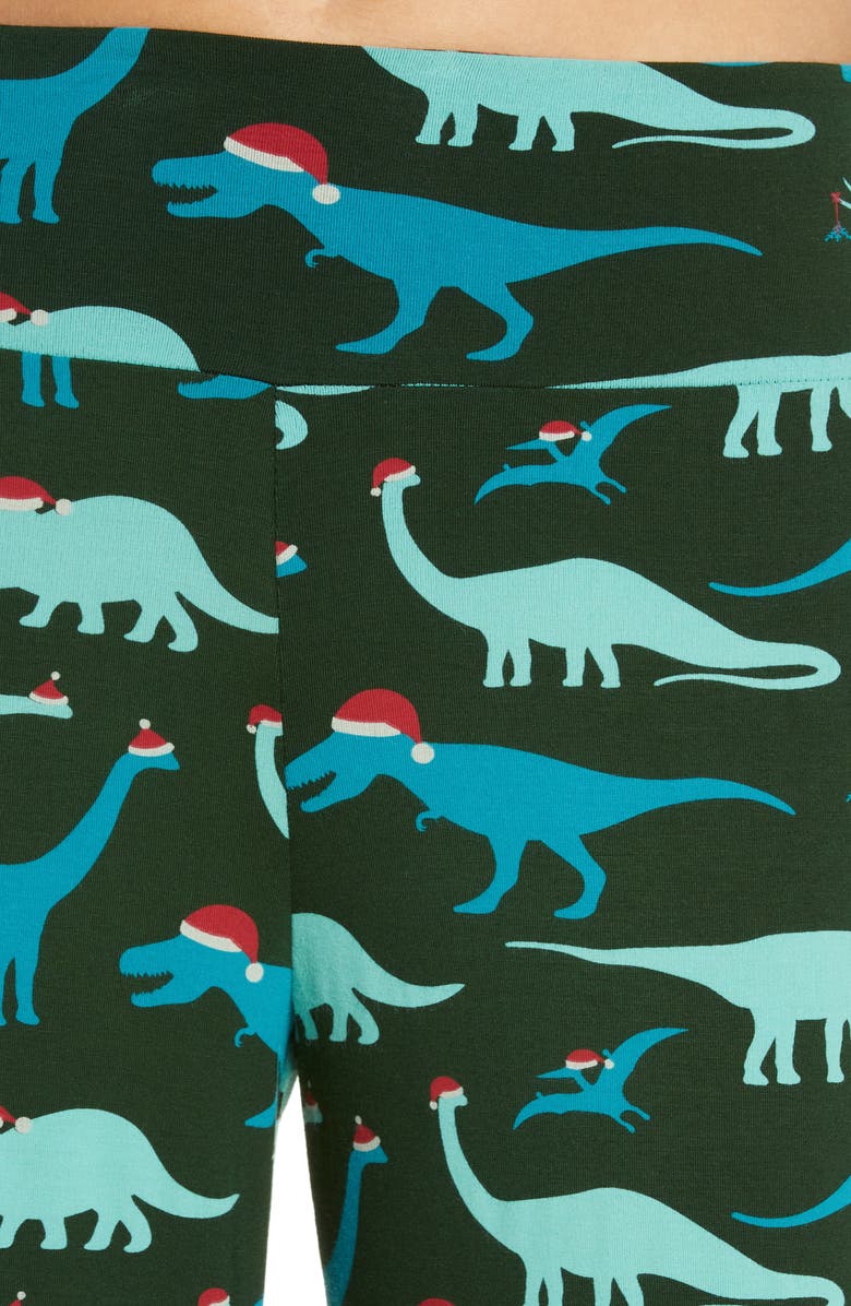 KicKee Pants Loosey Goosey Santa Dinos Pajamas | Nordstromrack