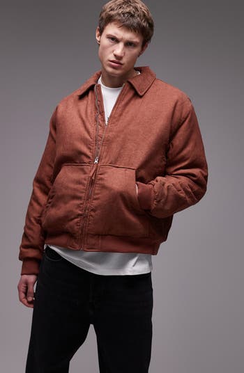 Topman Coduroy Bomber Jacket | Nordstromrack