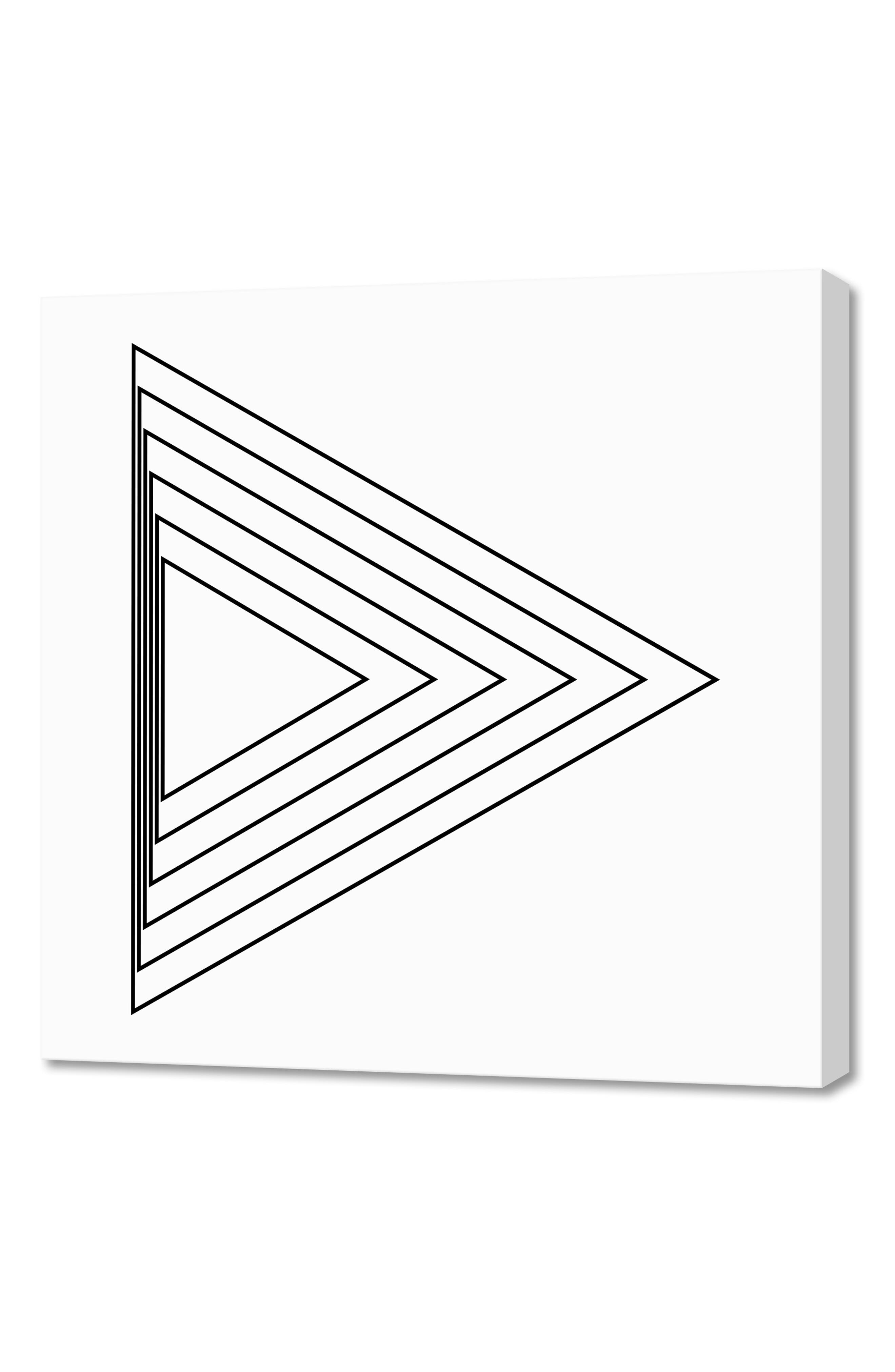 CURIOOS Abstract Line Art 5 Wrapped Canvas Wall Art | Nordstromrack