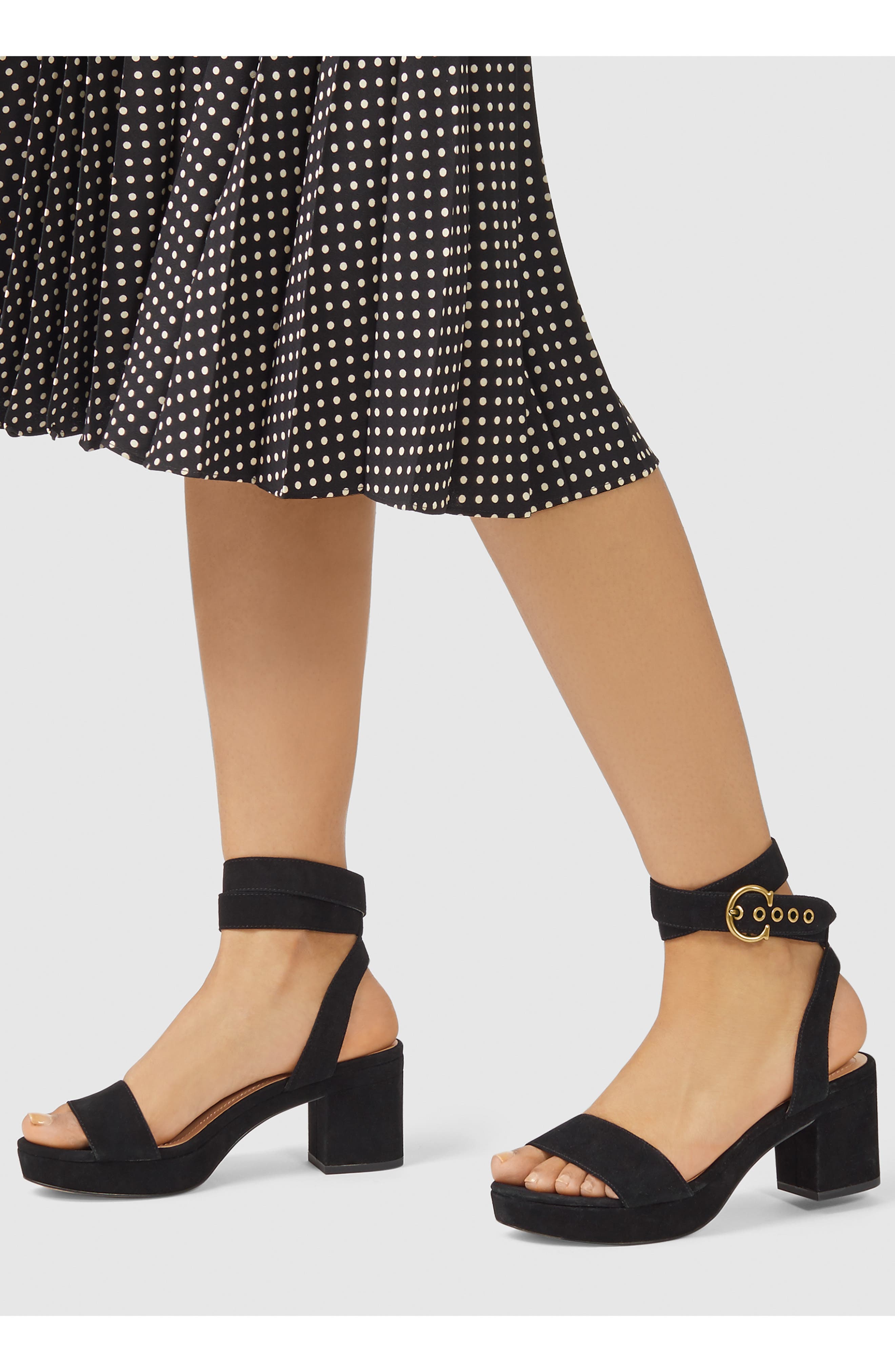 COACH Serena Block Heel Platform Sandal (Women) | Nordstrom