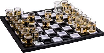 BROOKSTONE Bar Mat Shot Glass Chess Game | Nordstromrack