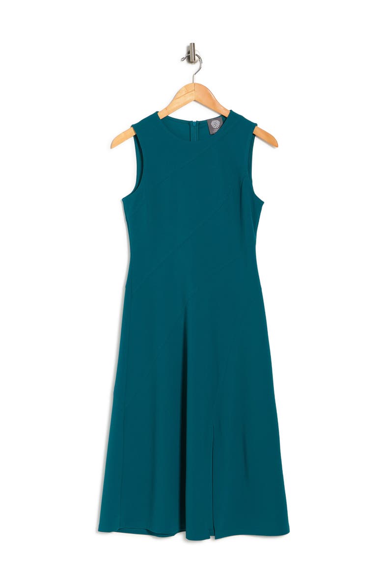 Vince Camuto Slit Hem Scuba Crepe Dress | Nordstromrack