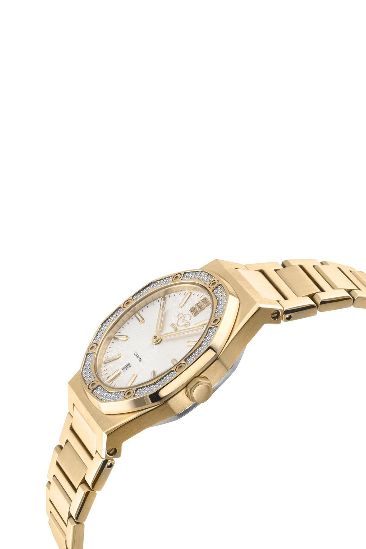 GV2 Palmanova Diamond Ion Plated Bracelet Watch, 33mm | Nordstromrack