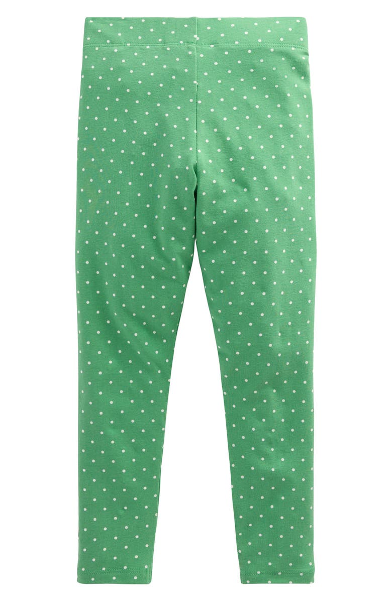 Mini Boden Kids' Polka Dot Bunny Appliqué Cotton Graphic Leggings ...