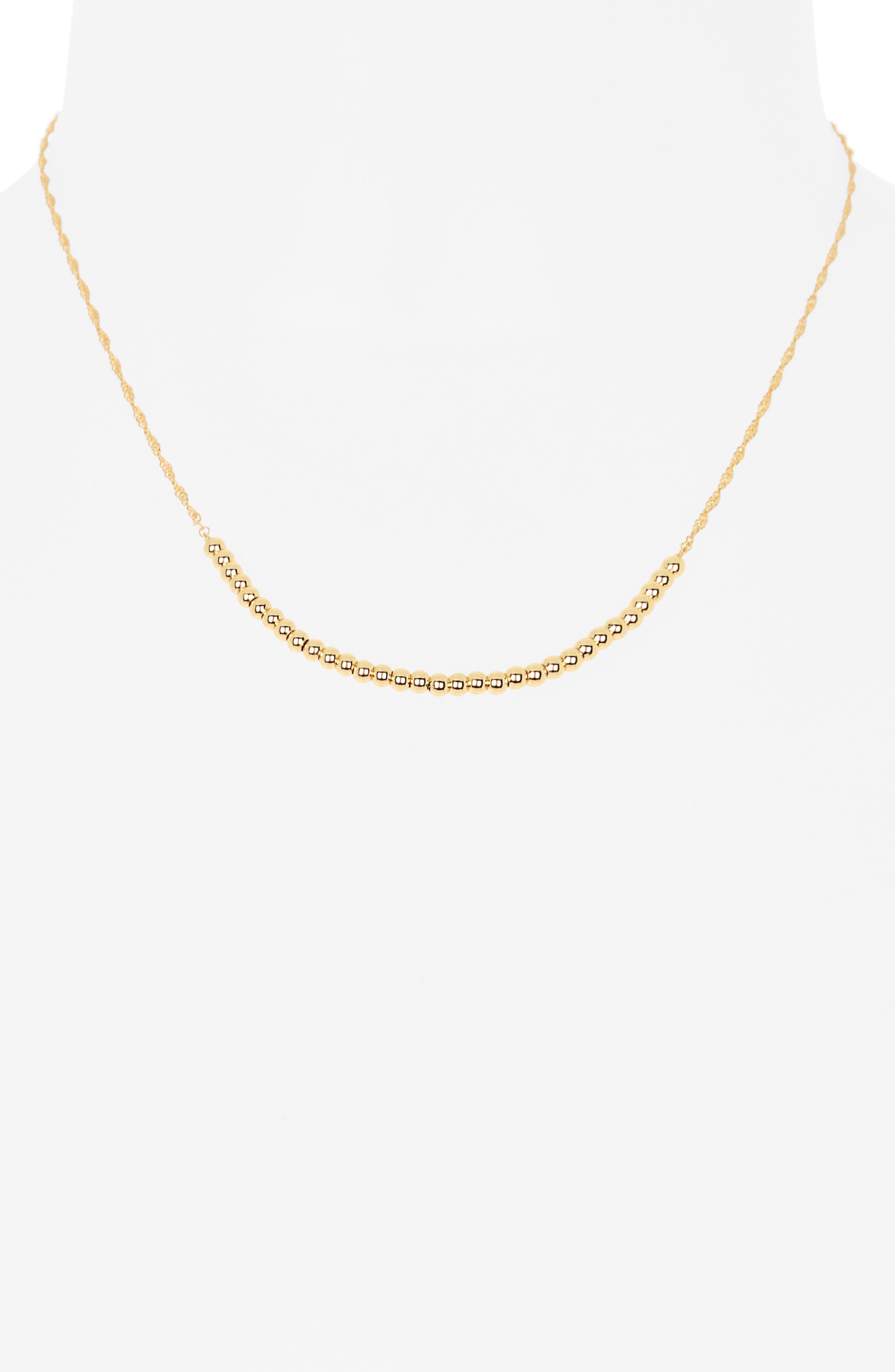 NORDSTROM RACK Demi Fine Ball Chain Necklace | Nordstromrack