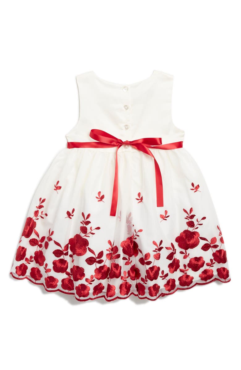 PURPLE ROSE Kids' Floral Embroidered Dress & Shrug Set | Nordstromrack